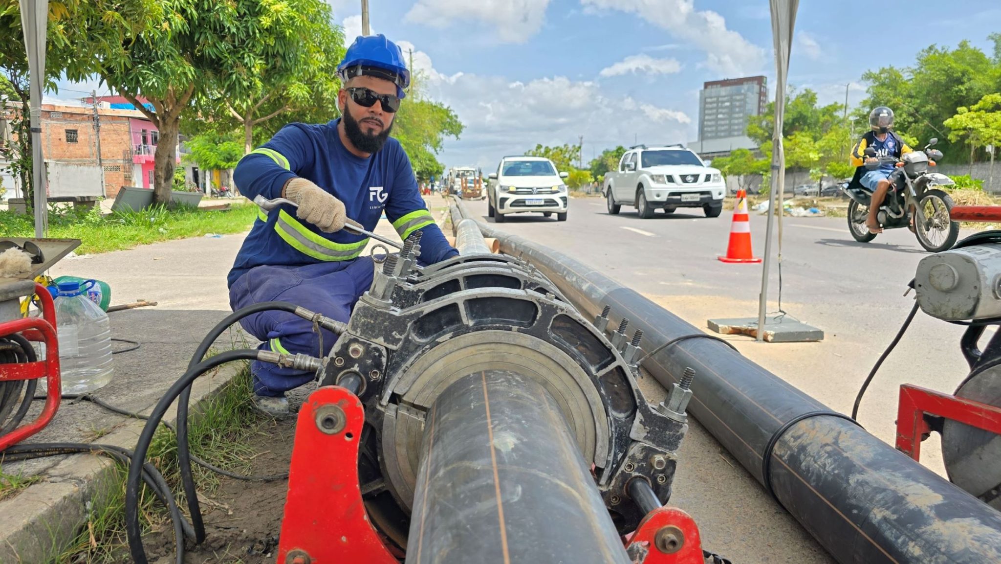 Rede de esgotamento sanitário do Japiim entra em fase final e irá ...